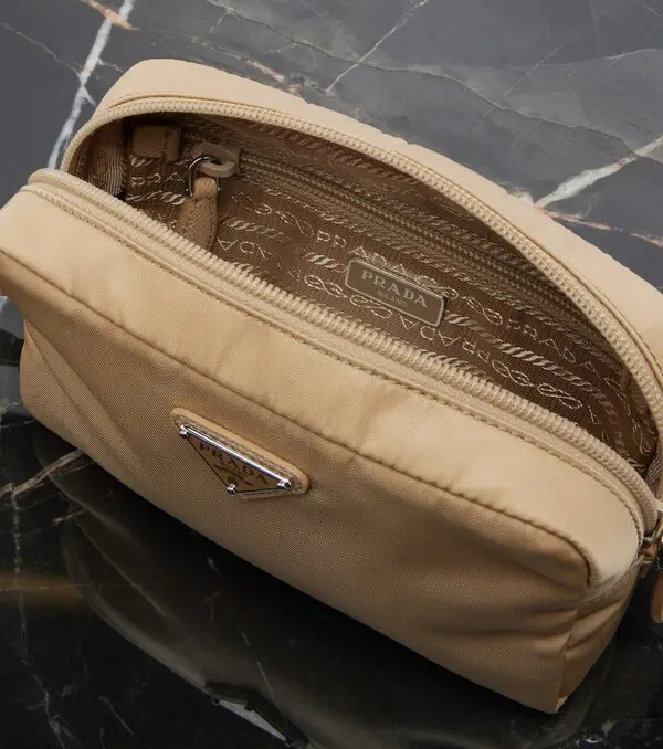 Prada Re-nylon Small Pouch - Beige