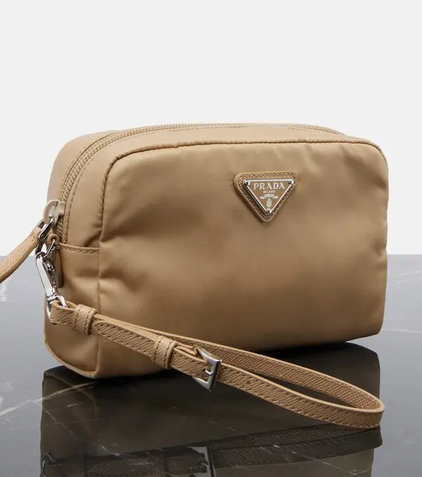 Prada Re-nylon Small Pouch - Beige