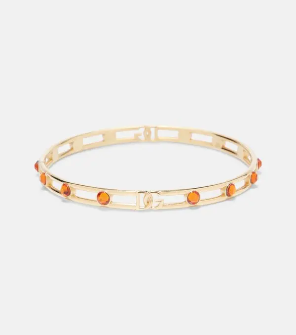 Dolce & Gabbana Embellished Bangle - Gold