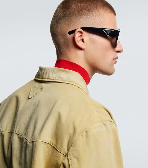 Prada Logo Shield Sunglasses