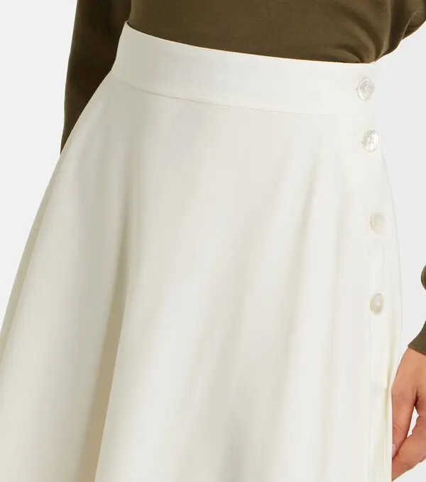 Ralph Lauren Kenzie Wool-blend Midi Skirt