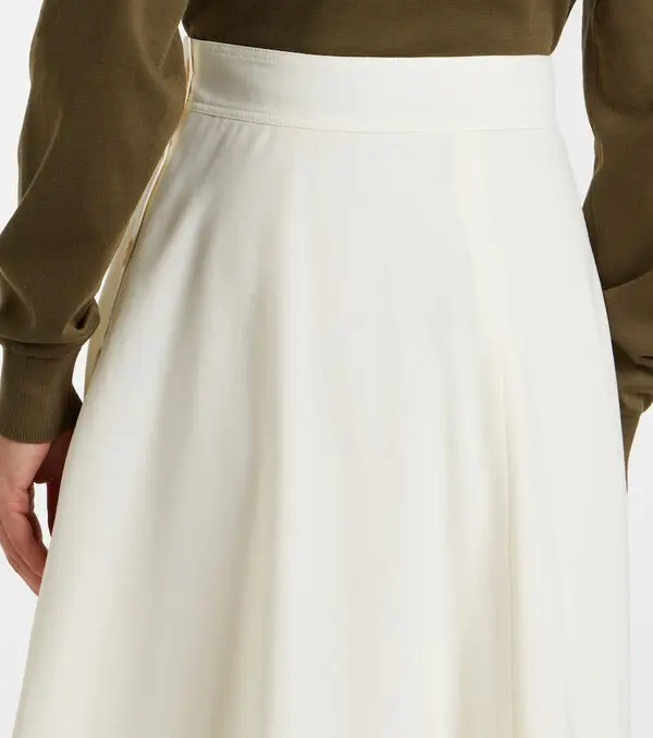 Ralph Lauren Kenzie Wool-blend Midi Skirt