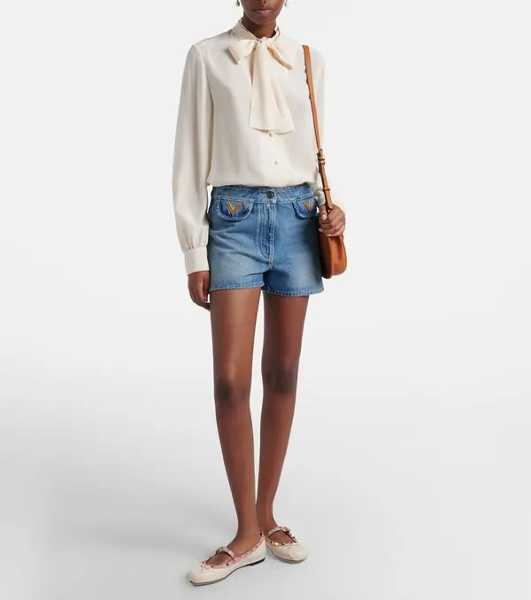 Valentino Garavani Rockstud Leather Mary Jane Flats - Pink