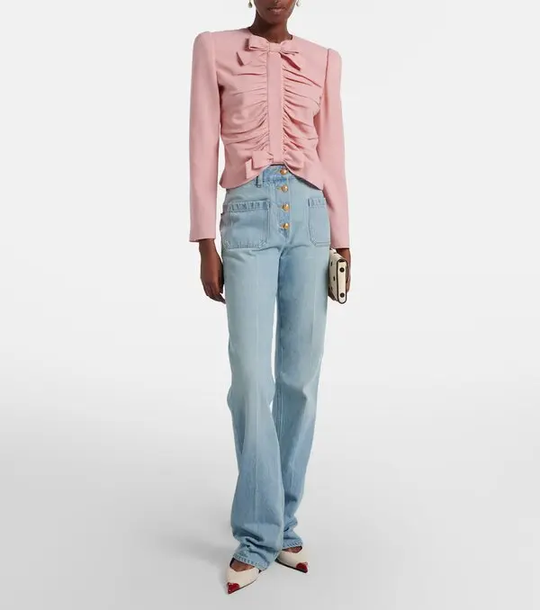 Valentino Garavani Heartip Leather Slingback Pumps