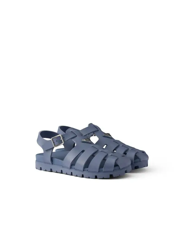 Prada Rubber Fisherman Sandals