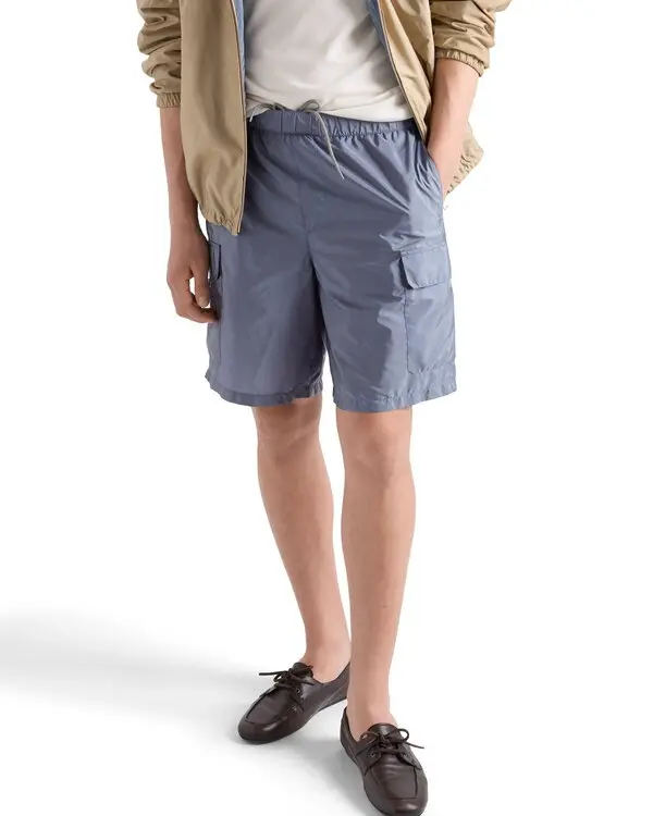 Prada Re-nylon Swim Trunks - Blue
