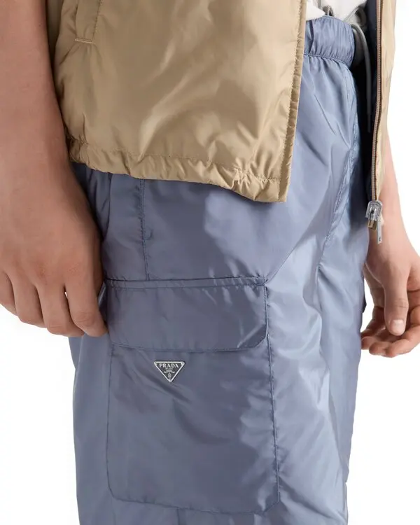 Prada Re-nylon Swim Trunks - Blue
