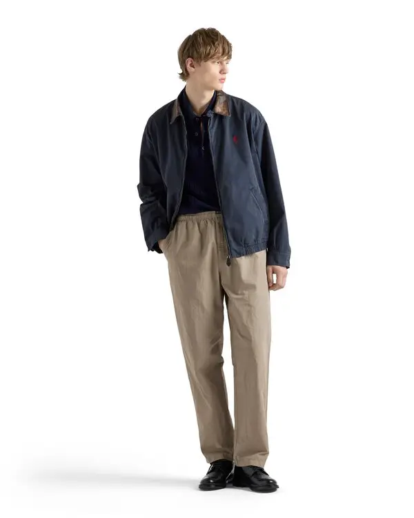 Prada Cashmere And Silk Polo Shirt - Blue