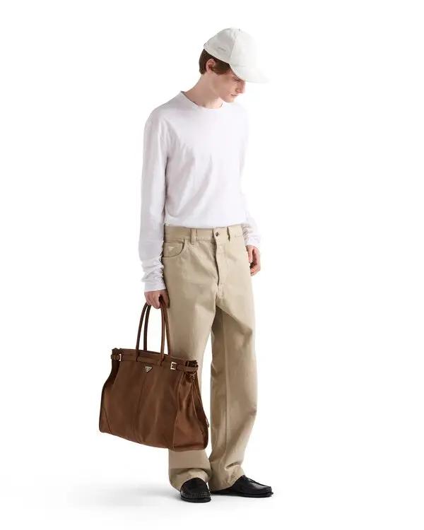 Prada Five-pocket Old Denim Jeans - Neutral