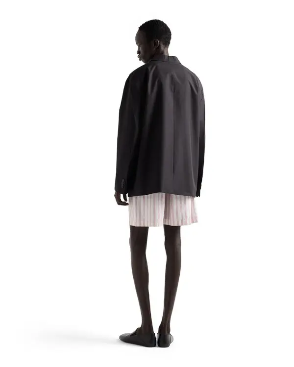 Prada Single-breasted Technical Cotton Blazer