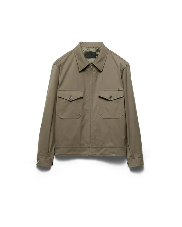 Prada Technical Fabric Zip-up Jacket