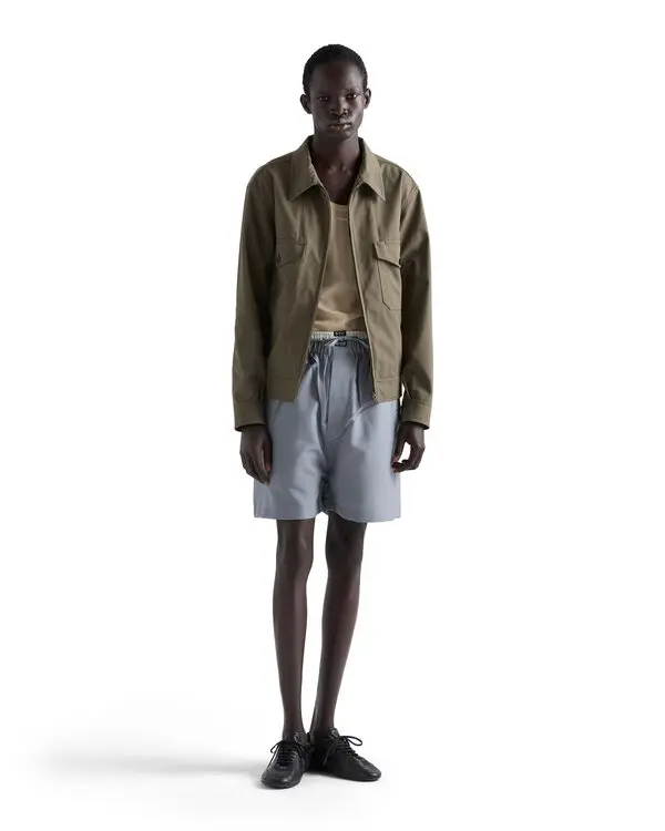 Prada Technical Fabric Zip-up Jacket