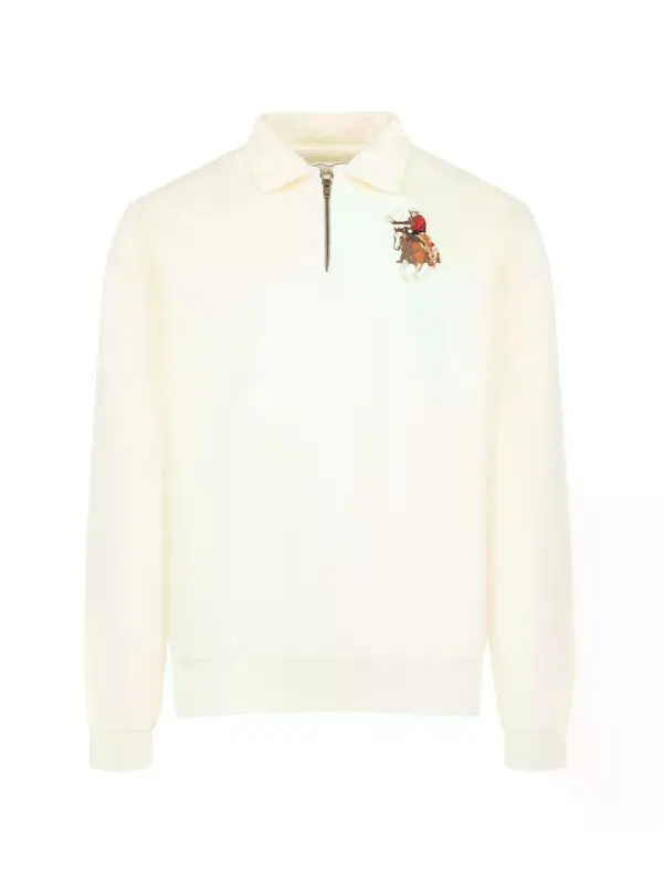 ONE OF THESE DAYS Lasso Sport Quarter-zip Sweater - Neutrals