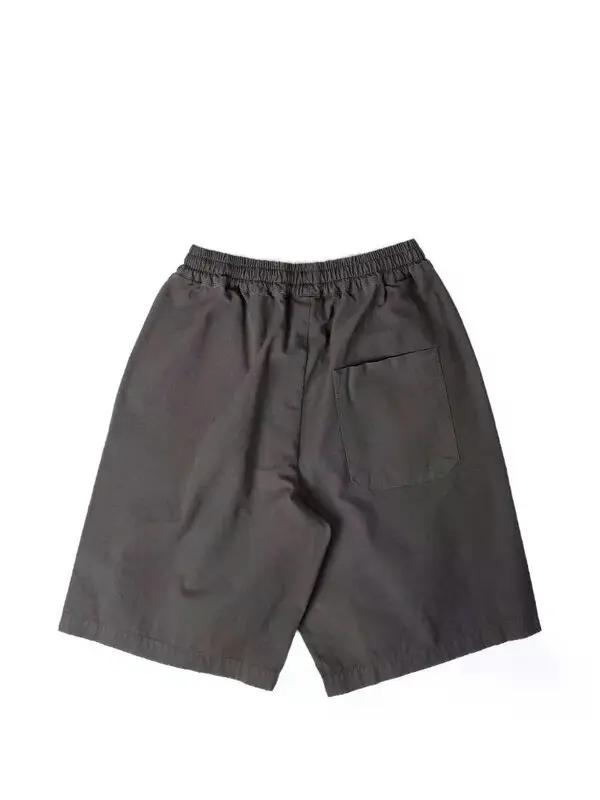NO PROBLEMO Embroidered Logo Shorts - Grey