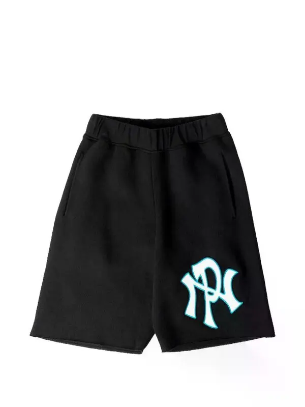 NO PROBLEMO Embroidered Wide Leg Shorts