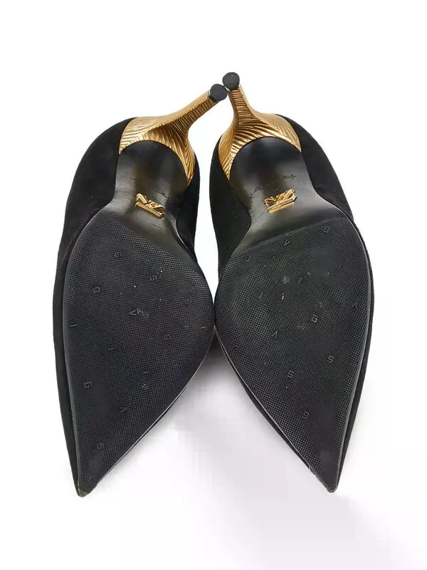 LOUIS VUITTON Suede Pointed-toe Stiletto Pumps