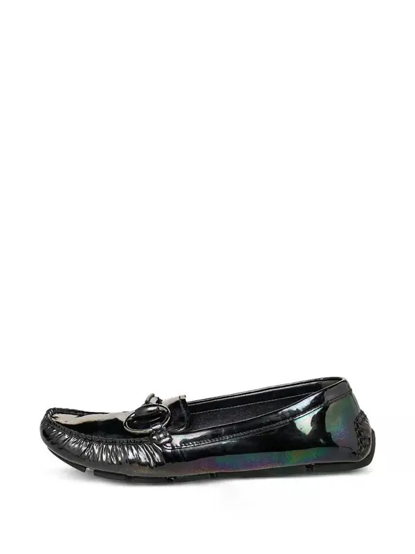Gucci Horsebit Iridescent Loafers - Black