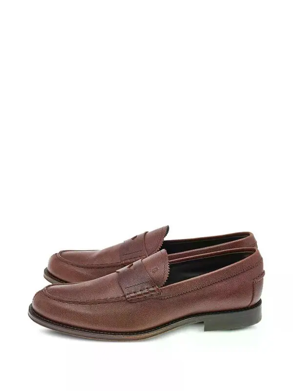 TOD'S Leather Slip-on Loafers