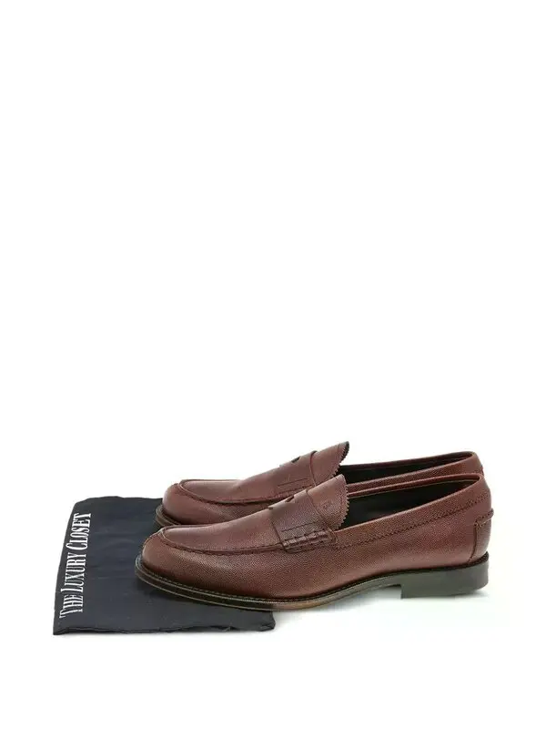 TOD'S Leather Slip-on Loafers