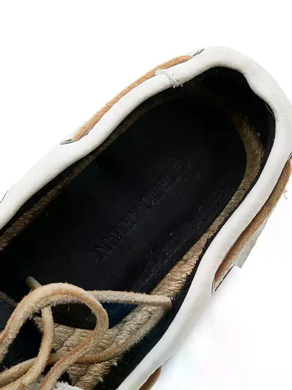 Giorgio Armani Nubuck Leather Espadrille Shoes