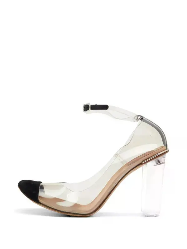 Chloé Suede Panel Block-heel Sandals - Black