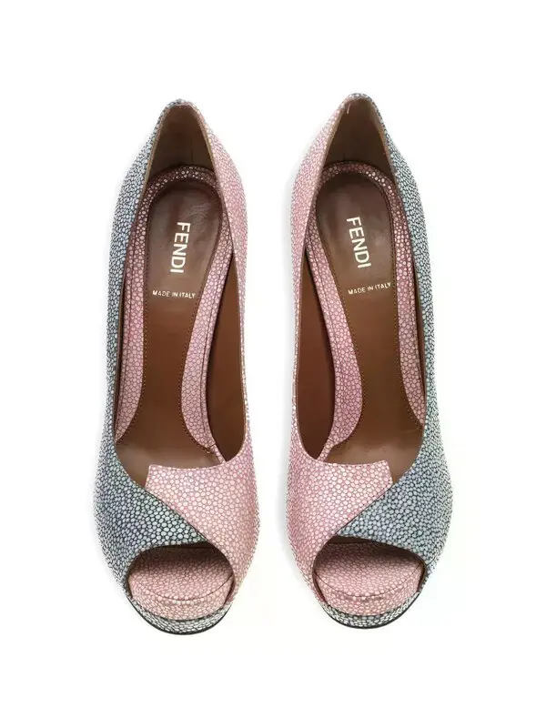 Fendi Peep-toe Heeled Pumps