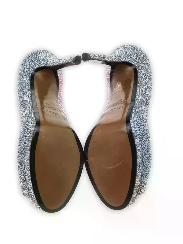 Fendi Peep-toe Heeled Pumps