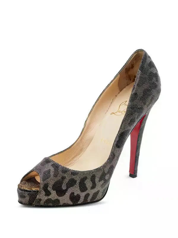CHRISTIAN LOUBOUTIN Very Prive Leopard Print Pumps