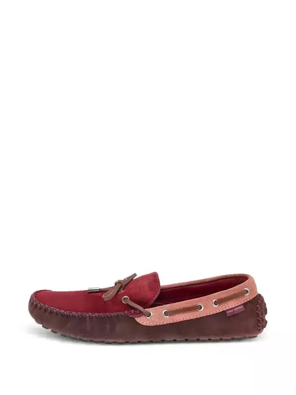 LOUIS VUITTON Suede Loafers With Bow Detail
