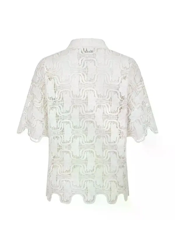 MEIMEIJ Guipure Lace Shirt
