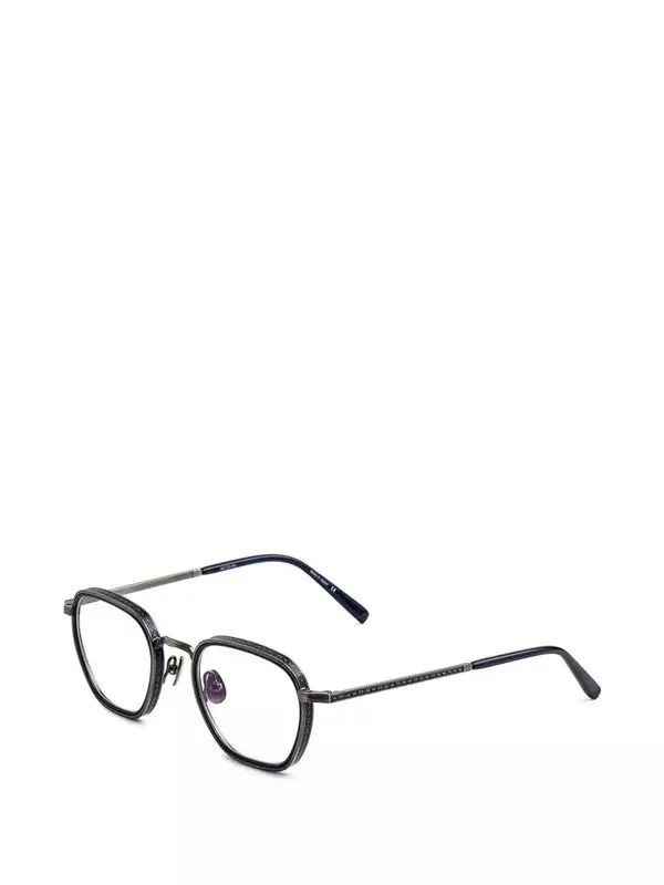 Matsuda Engraved Geometric-frame Eyeglasses