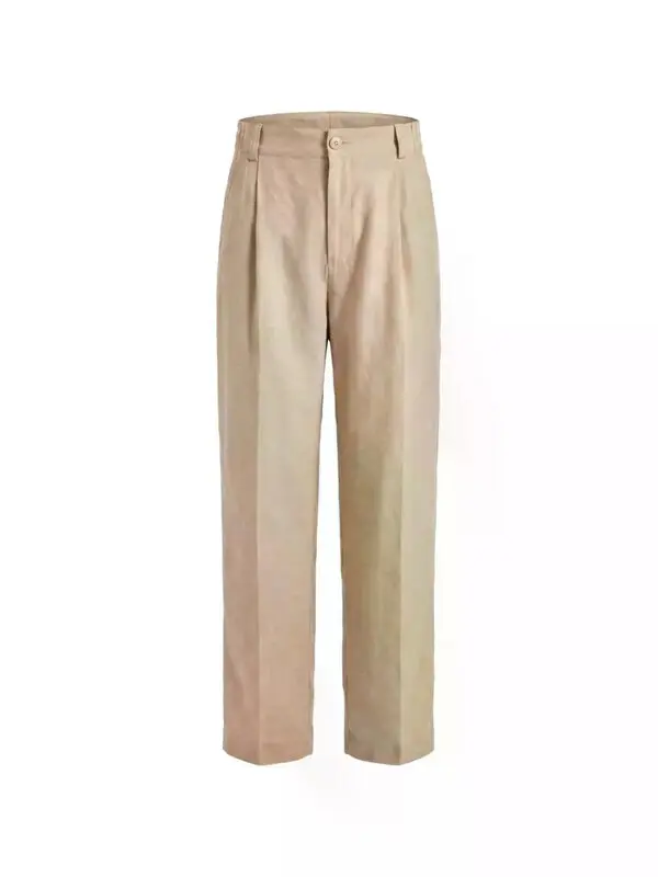 Jacquemus Pleated Elasticated-waist Trousers - Neutrals