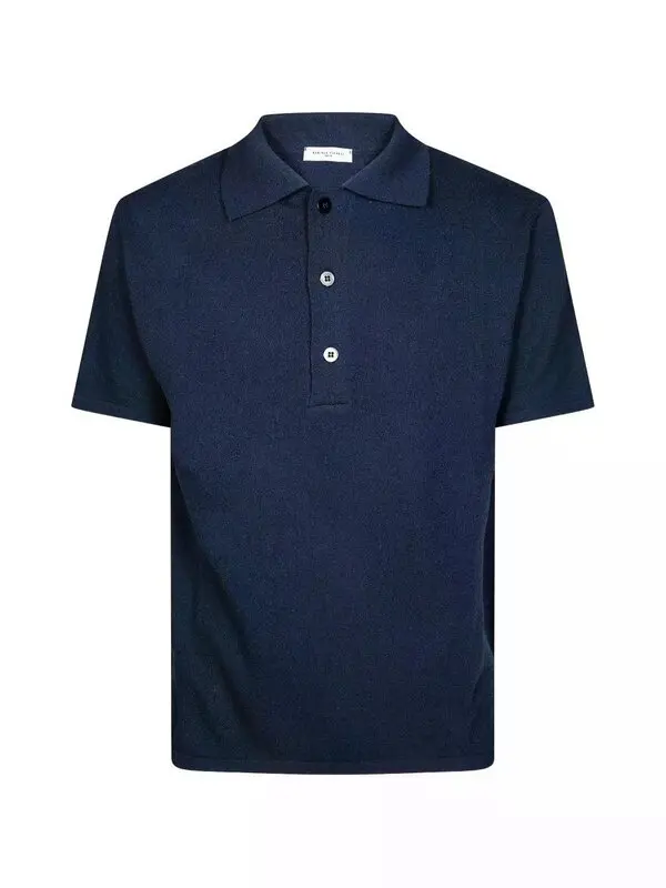 DANIELE FIESOLI Terry-cloth Polo Shirt - Blue