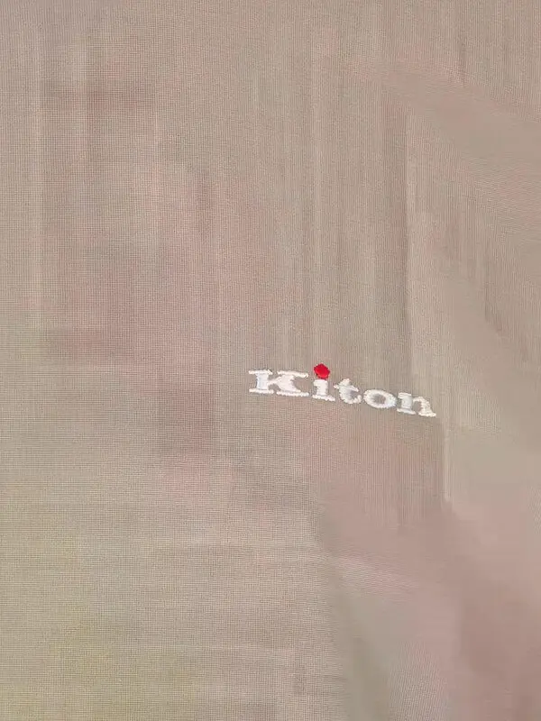 Kiton Logo-embroidered Crew-neck T-shirt