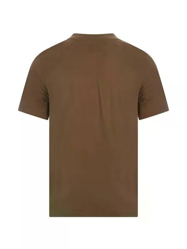 Kiton Logo-embroidered T-shirt