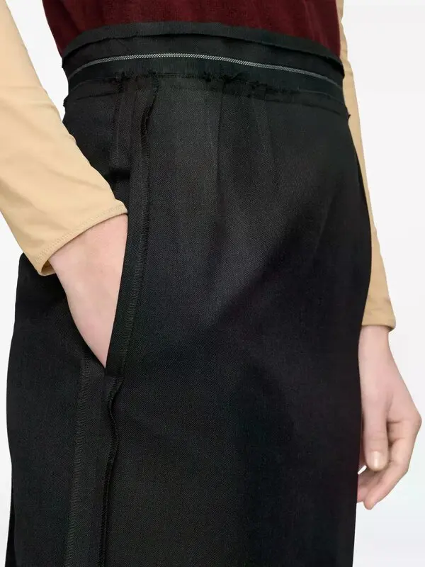MAISON MARGIELA Pleated Midi Skirt
