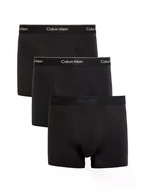 Calvin Klein Logo-waistband Boxer Briefs - Black