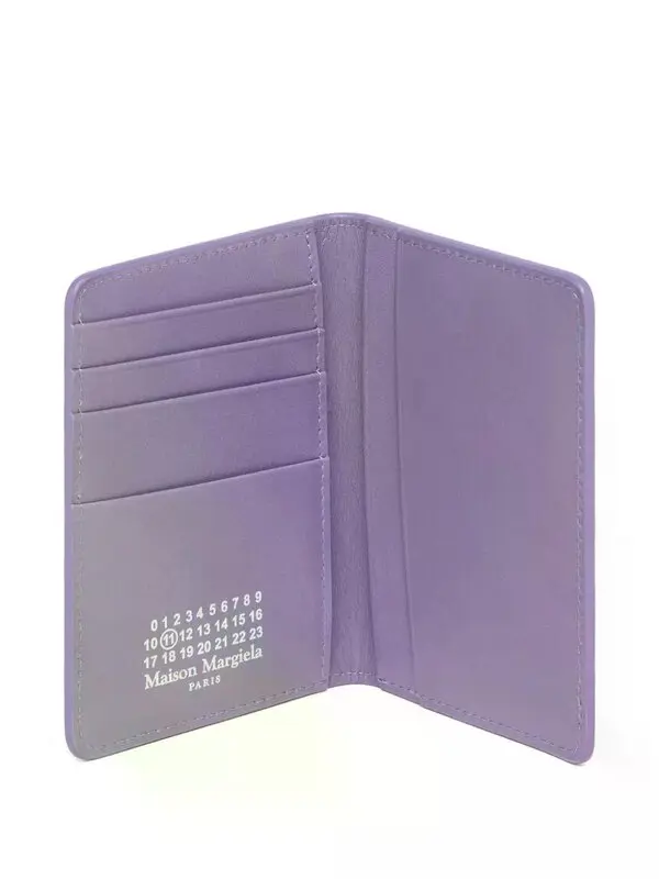 MAISON MARGIELA Four Stitches Crackled-effect Card Holder