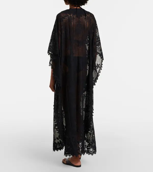 Melissa Odabash Yasin Cotton-blend Lace Kaftan