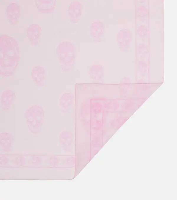 Alexander McQueen Skull Silk Scarf