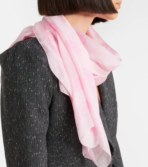 Alexander McQueen Skull Silk Scarf