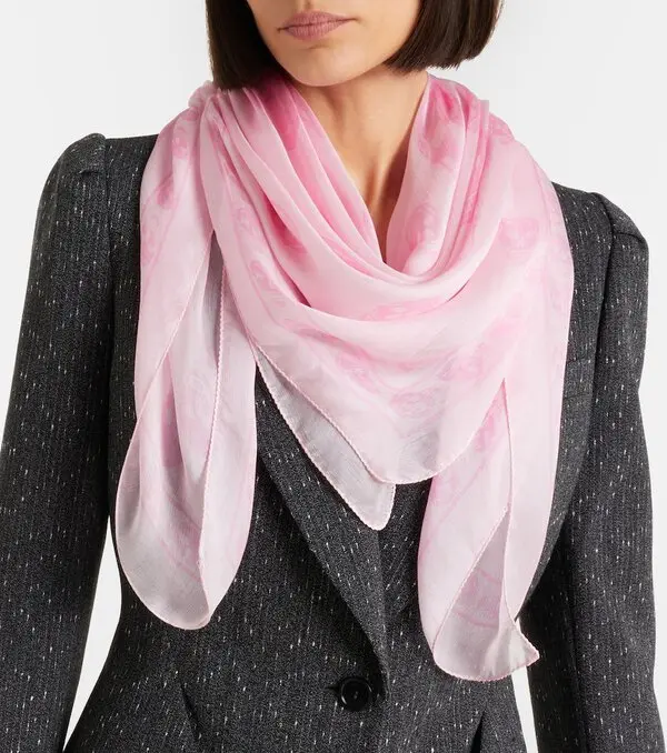 Alexander McQueen Skull Silk Scarf