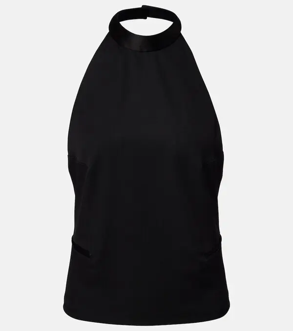 Alexander McQueen Sleeveless Halter Neck Top