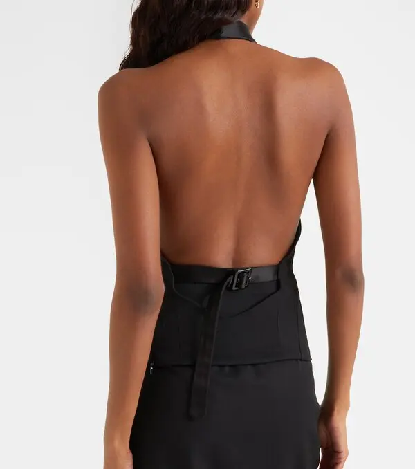 Alexander McQueen Sleeveless Halter Neck Top