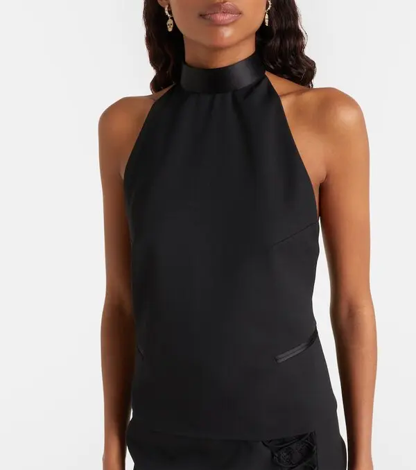 Alexander McQueen Sleeveless Halter Neck Top