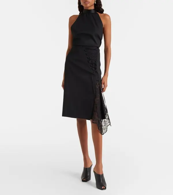 Alexander McQueen Sleeveless Halter Neck Top