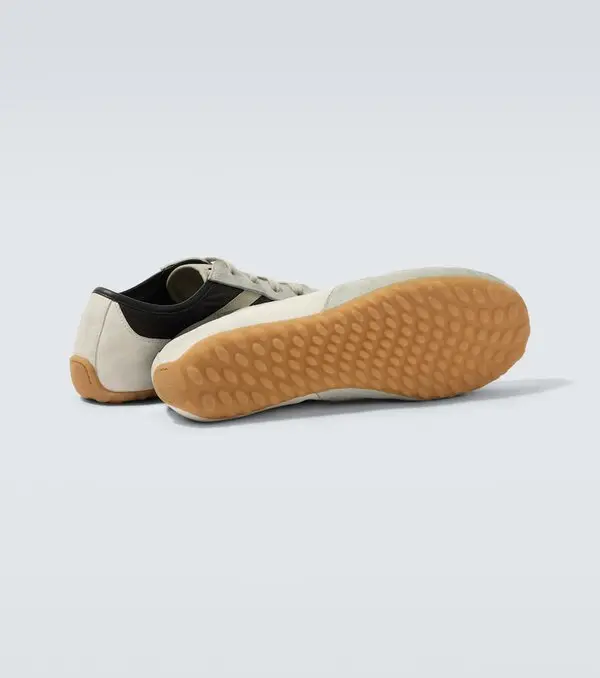 Alexander McQueen Suede-trimmed Sneakers - Grey