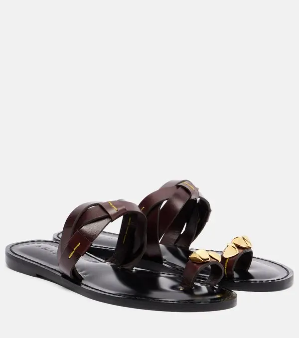 AMANU Lagos Woven Leather Sandals