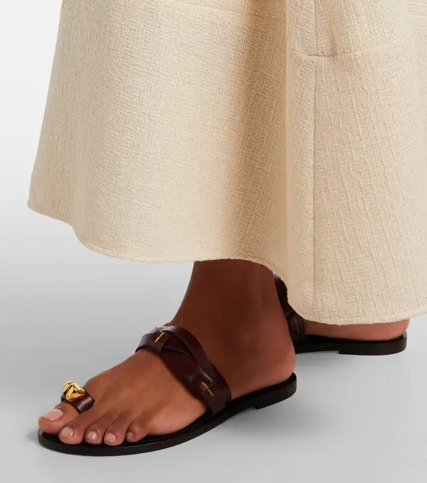 AMANU Lagos Woven Leather Sandals