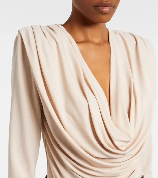 Wardrobe.NYC Draped Cowl Neck Top